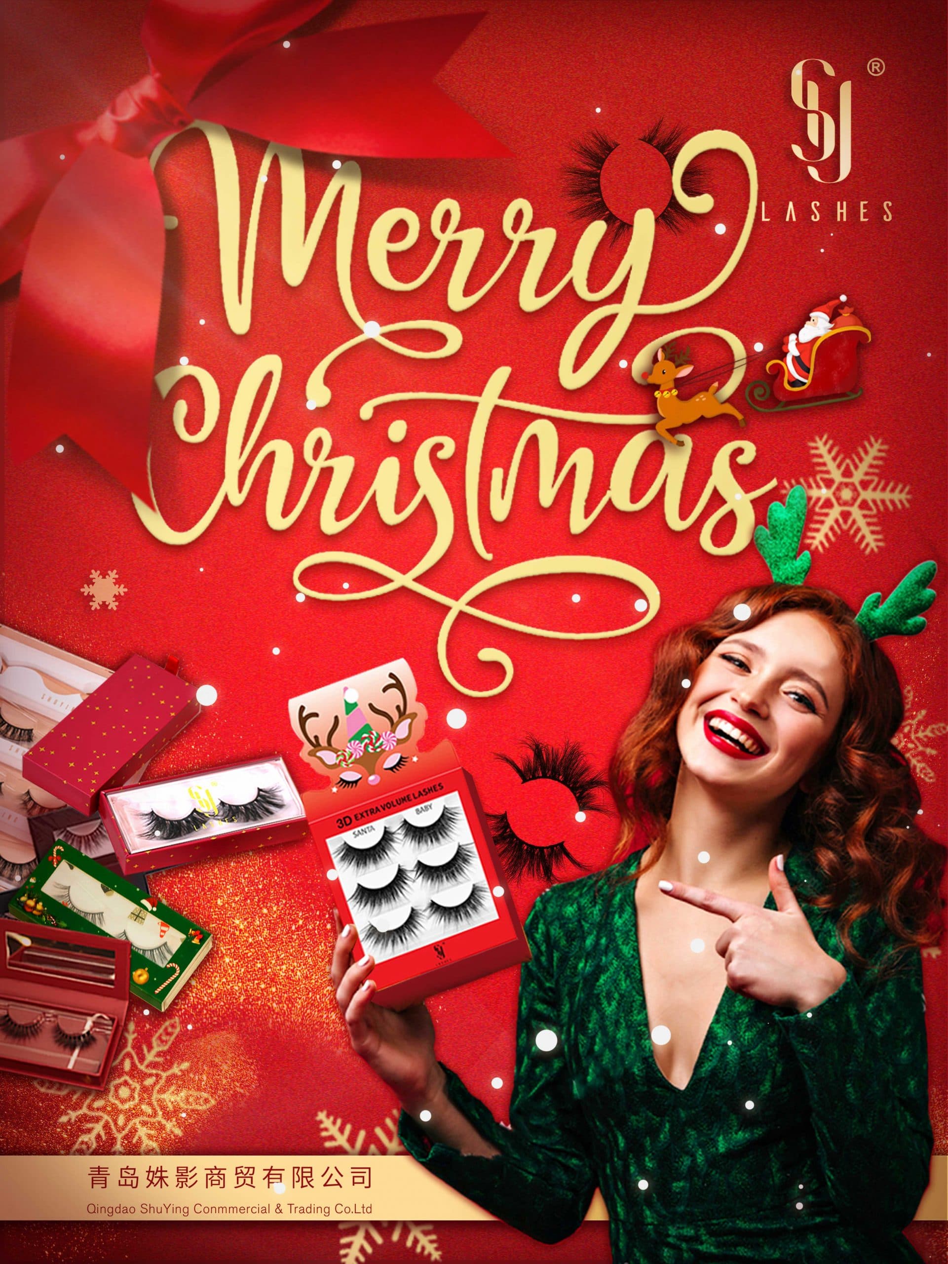 Attention! New Arrival Christmas Lash Boxes | Christmas Eyelashes - SY ...