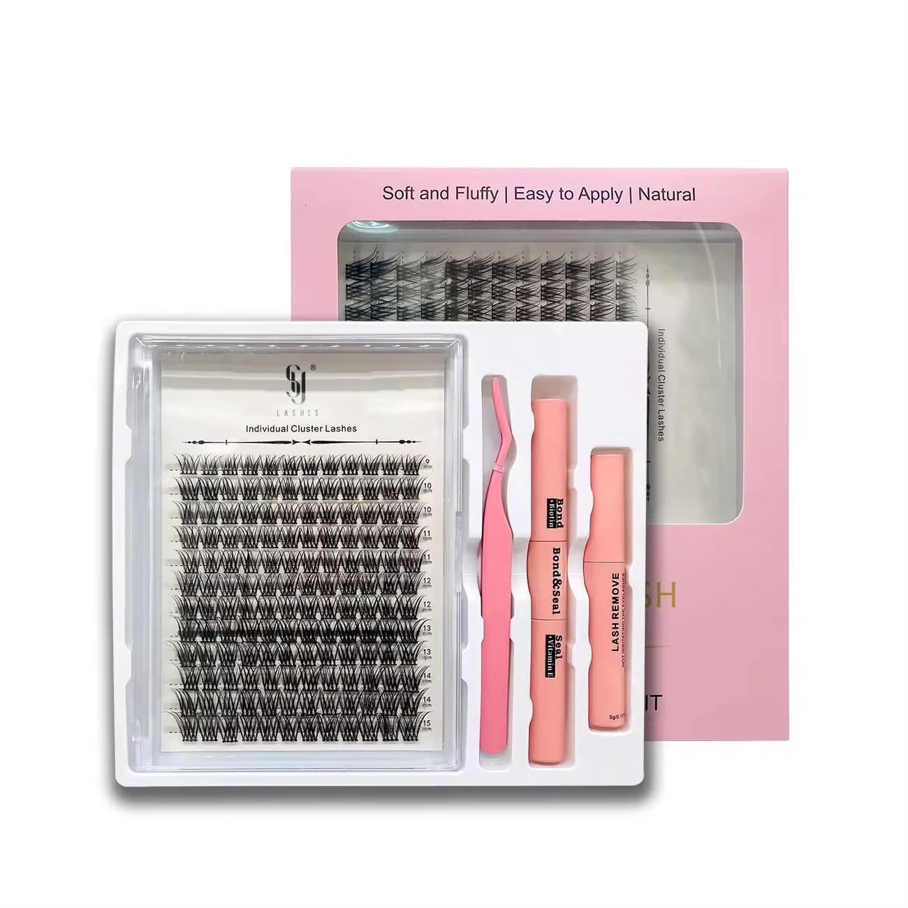 cluster eyelash extensions - SY Lashes-Eyelash Factory-private label ...