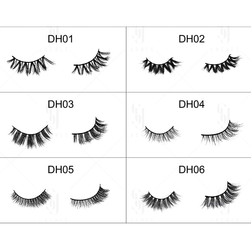 seamless wispy lashes dh series - SY Lashes- Eyelash Factory