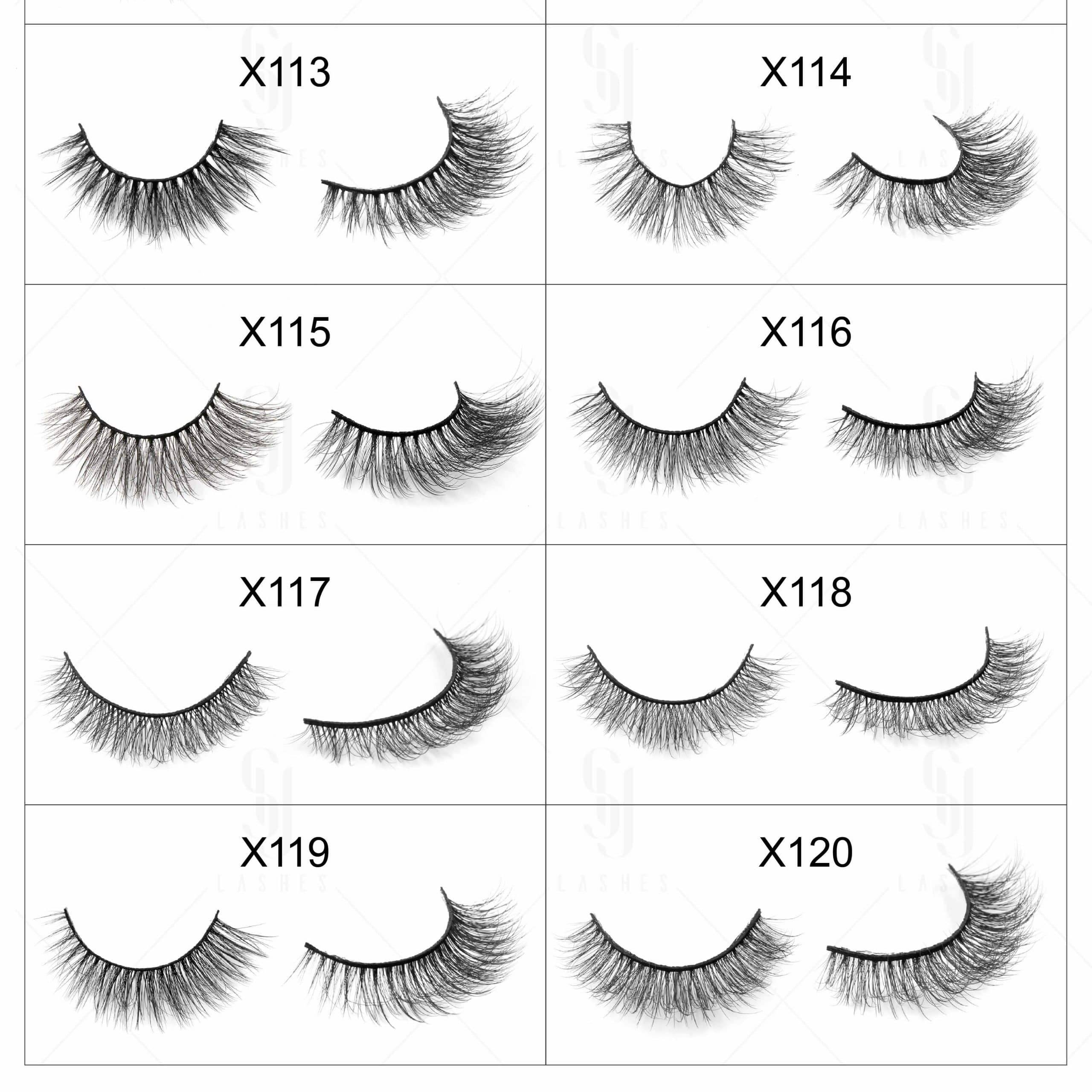 wholesale strip lashes x series - SY Lashes-Eyelash Factory-private ...